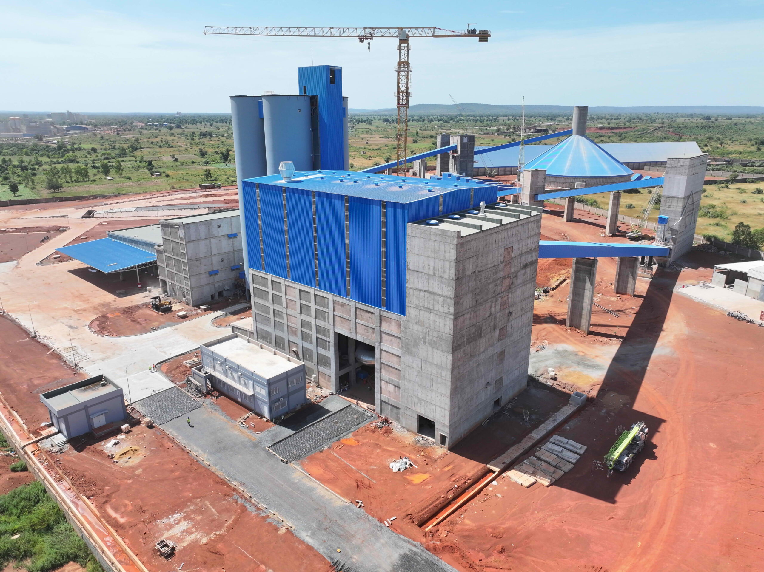 Cement grinding plant with 2,8 million tpa in West Africa in operation ...
